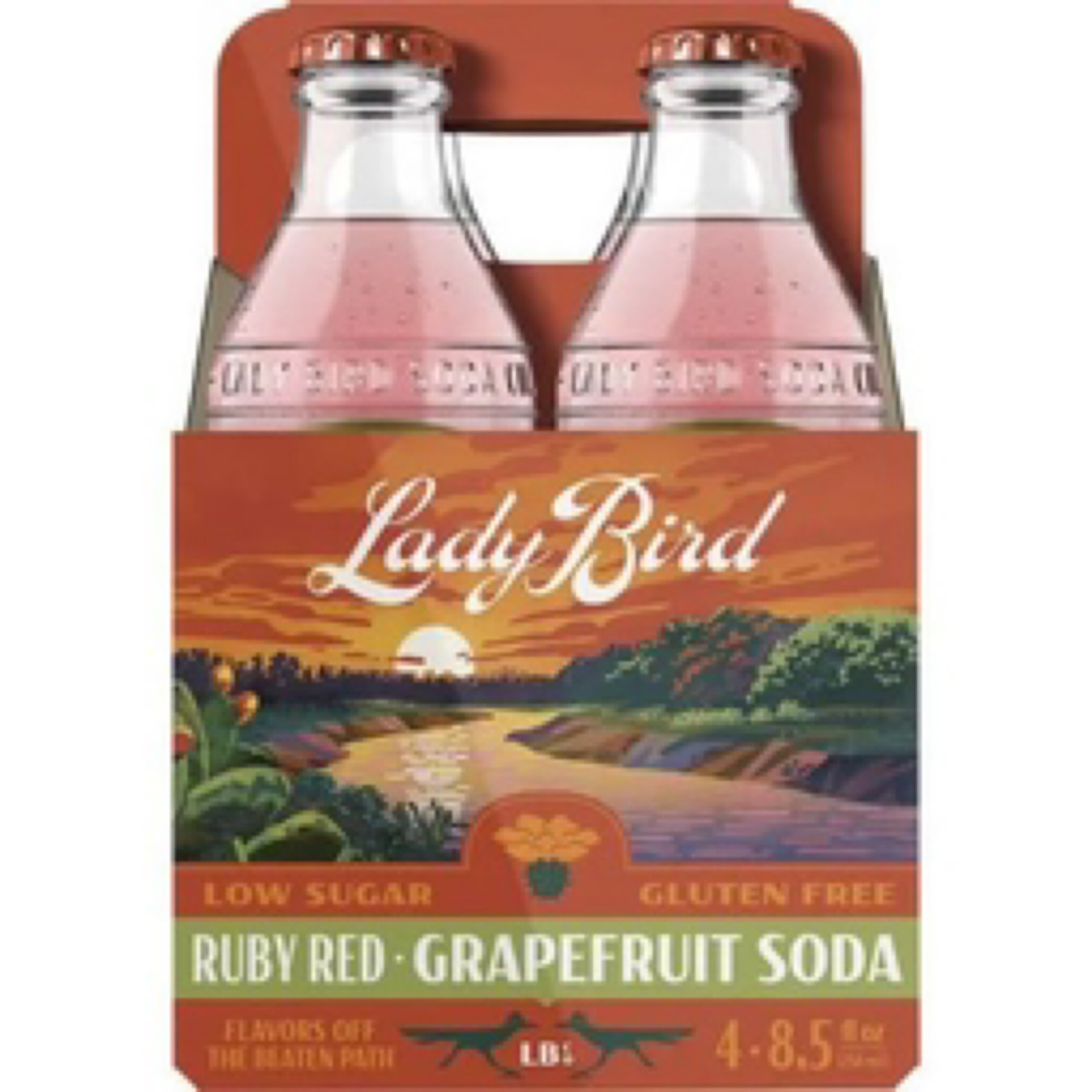Lady Bird Ruby Red Grapefruit Soda (4 pack) | dear dry drinkery ...